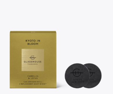 GLASSHOUSE - CAR DIFFUSER REFILLS - KYOTO IN BLOOM - Beautyologist