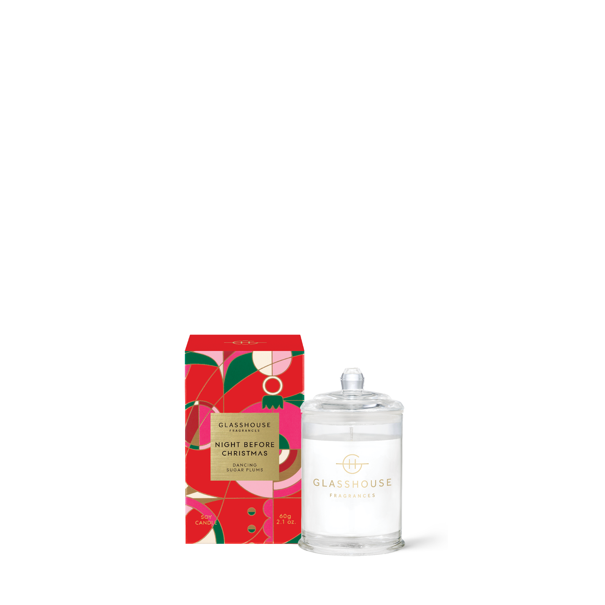 GLASSHOUSE NIGHT BEFORE CHRISTMAS CANDLE 60G Beautyologist